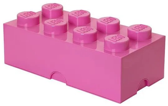 Lego úložný box 8 Růžová