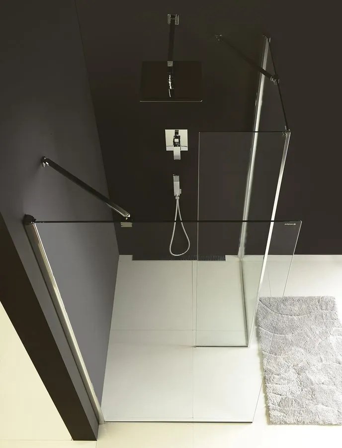 Polysan Polysan, MODULAR SHOWER přídavný panel pro instalaci na stěnu modulu 2, 1200 mm, pravý, MS2B-120R