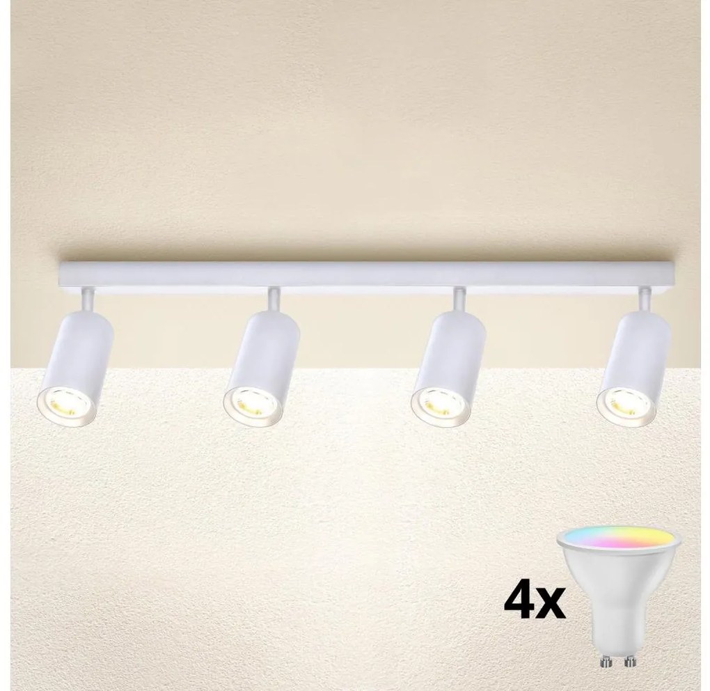 Brilagi - LED Stmívatelné bodové svítidlo SELE 4xGU10/6,5W/230V bílá