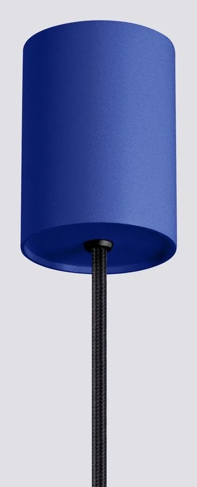 Modré kovové závěsné svítidlo ø 14 cm Niru – Sollux