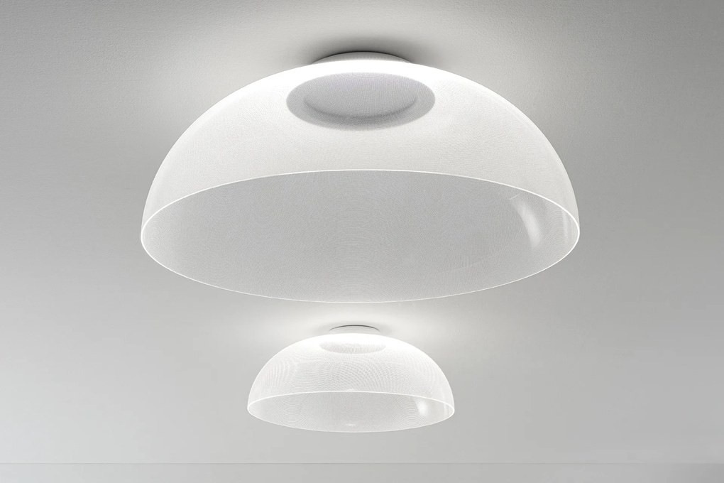 Stilnovo Demì, designové stropní svítidlo, 55W LED 2700K stmívatelné DALI, prům. 95cm