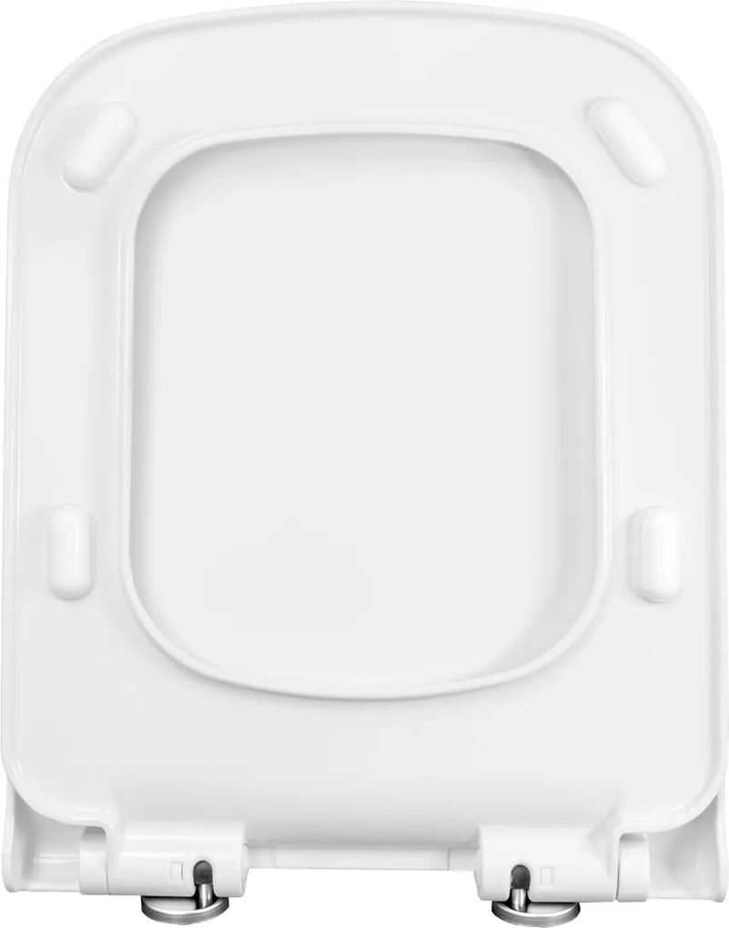 Gamma Viana, toaletní WC deska s pomalým zavíráním, duroplast, EasyClean, bílá lesklá, GMA-D6