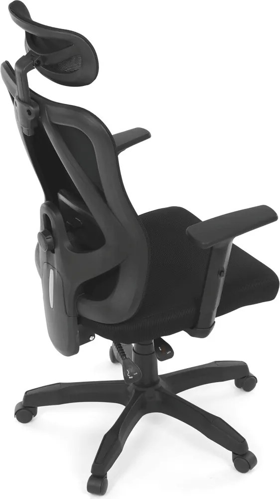 Ergonomická kancelářská židle ORVIN - černá síťovina
