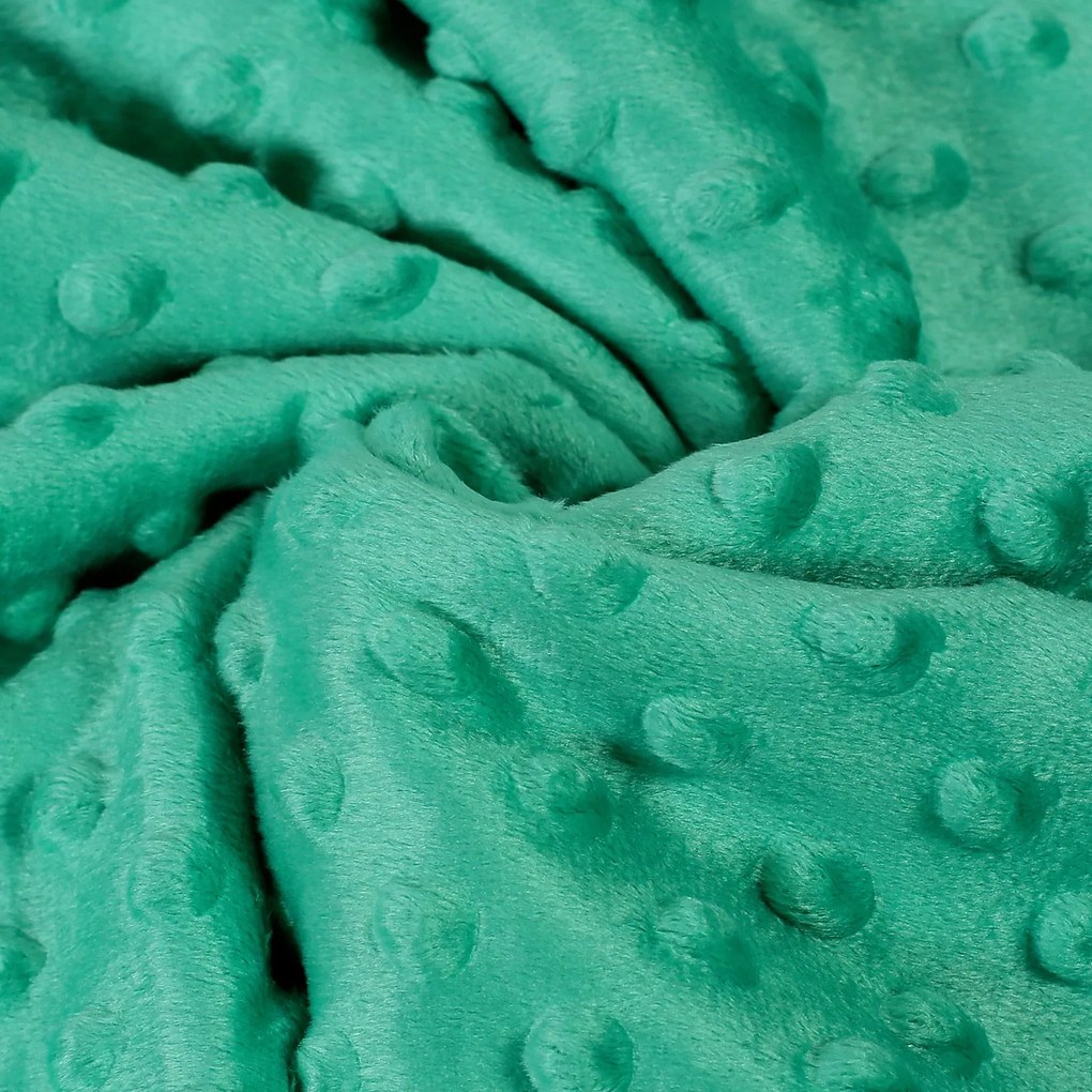 Goldea dětská deka minky - zelená - 75x100 cm 75 x 100 cm