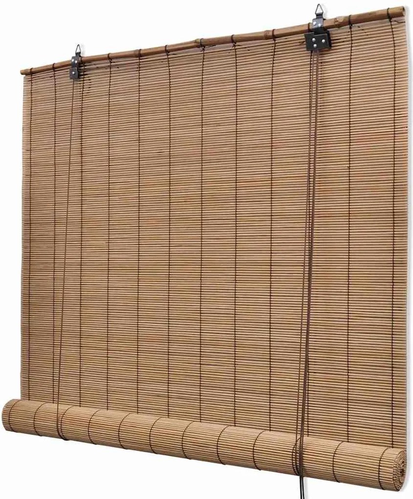 Zatemňovací rolety z bambusu 2 ks 80 x 160 cm hnědé 3057518