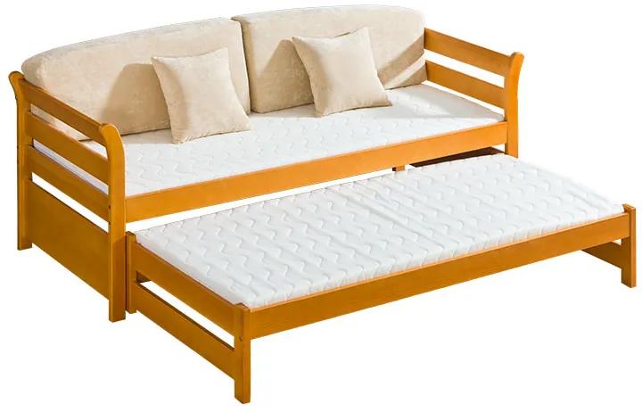 Dolmar dřevěná dětská postel s přistýlkou Tytus