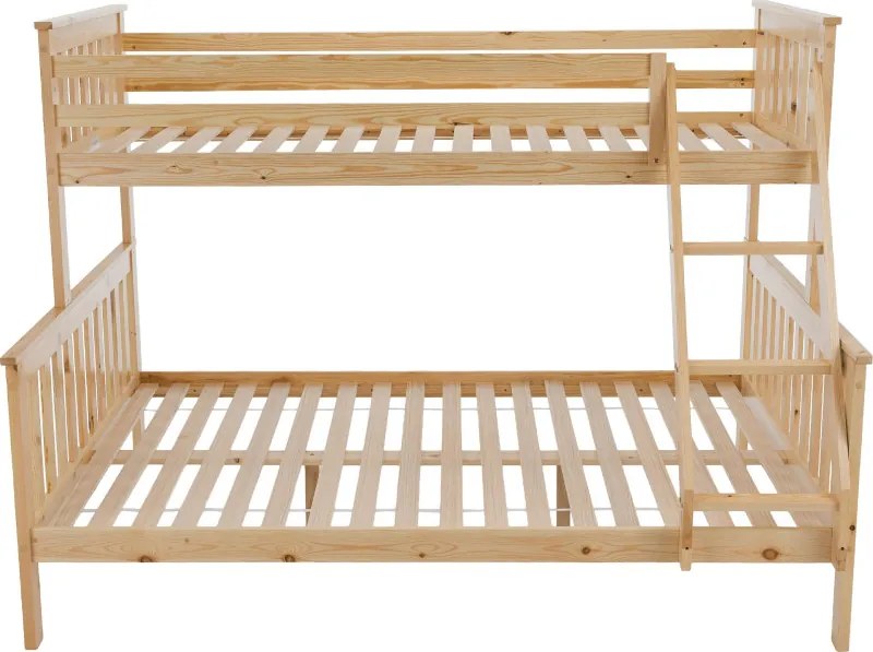 Patrová rozložitelná postel 90/140x200, přírodní, LUINI Kondela 0000235839