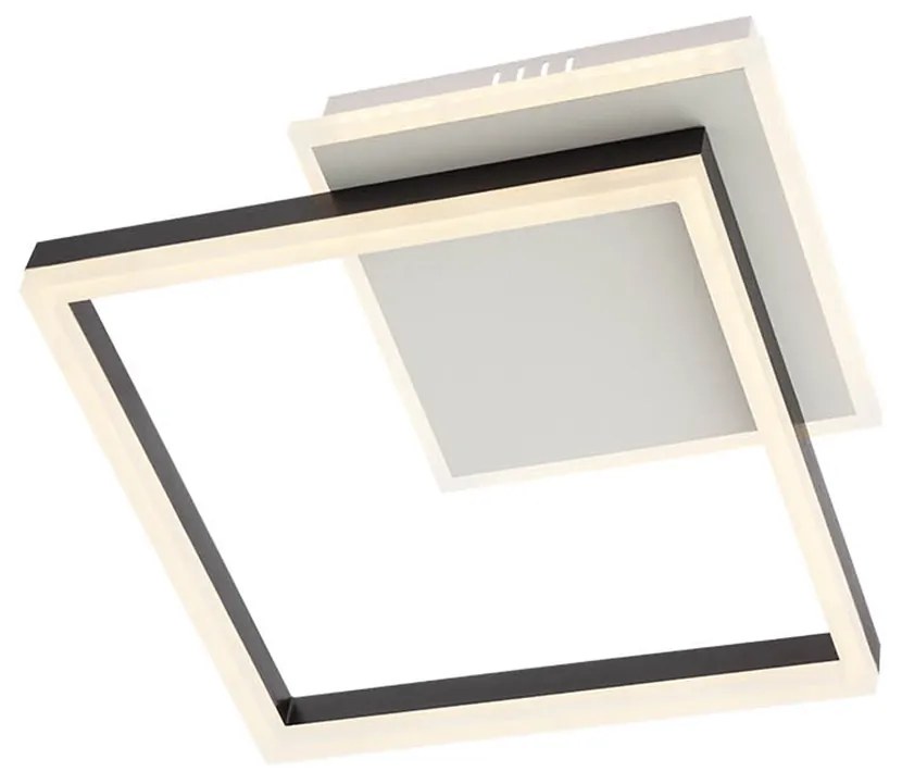 Smarter 01-2636 stropní LED svítidlo Prisma, matně bílá, černá, 37W, 3000K, 37cm