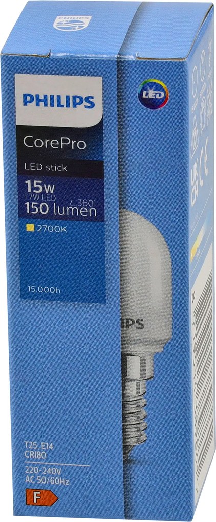 LED žárovka E14 1,7W 150lm T25 2700K - teplá bílá