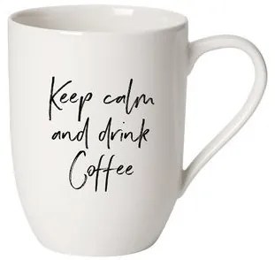 Villeroy & Boch V&B Statement Hrnek Keep calm a.d. Coffee 10-1621-9652