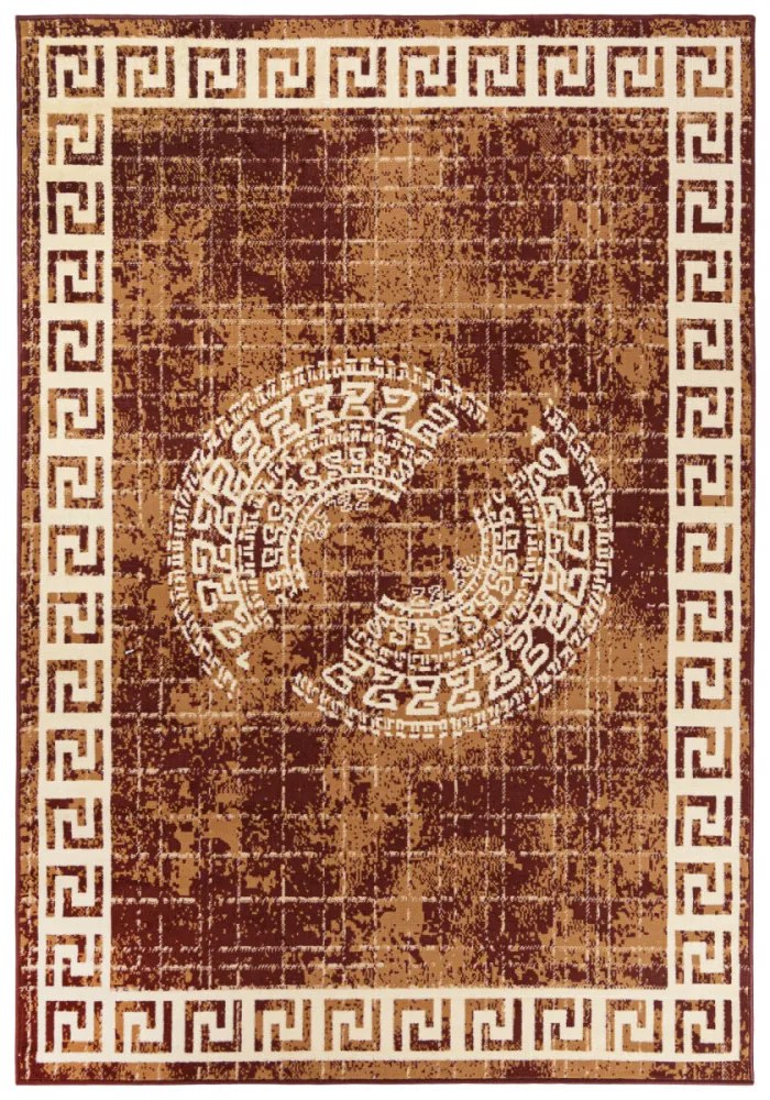 Kusový koberec PP Tripolis hnědý, Velikosti 140x200cm