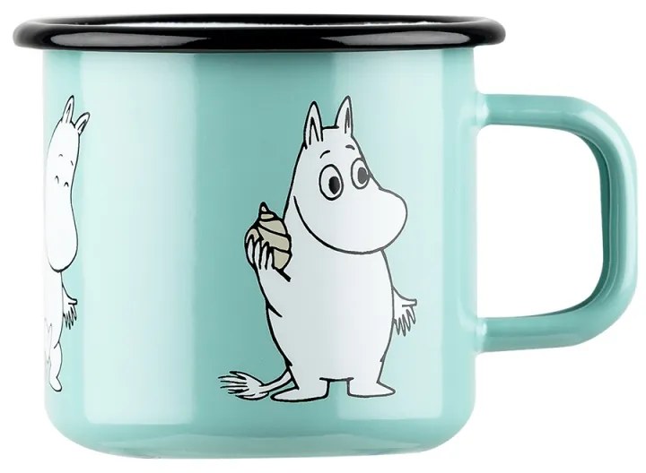 Hrnek Moomin 0,37l, smalt / mátový