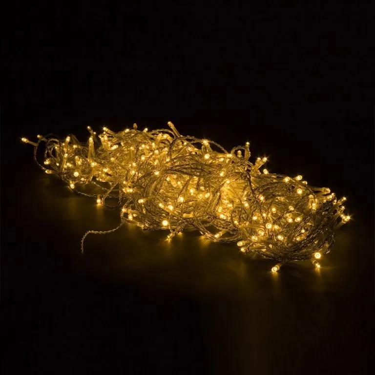 VOLTRONIC® 59576 Vánoční LED osvětlení 10 m - teple bílá 100 LED + ovladač BATERIE