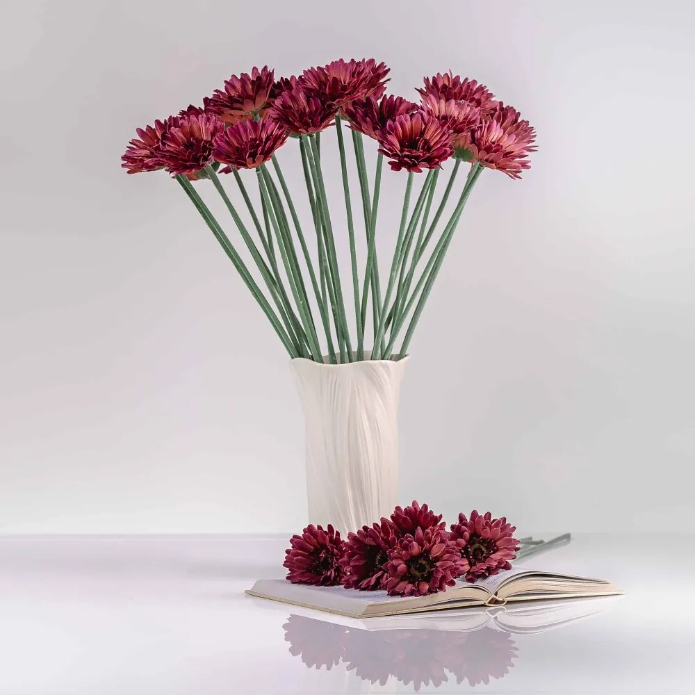 Vkusná, hedvábná, exkluzivní gerbera ELIŠKA