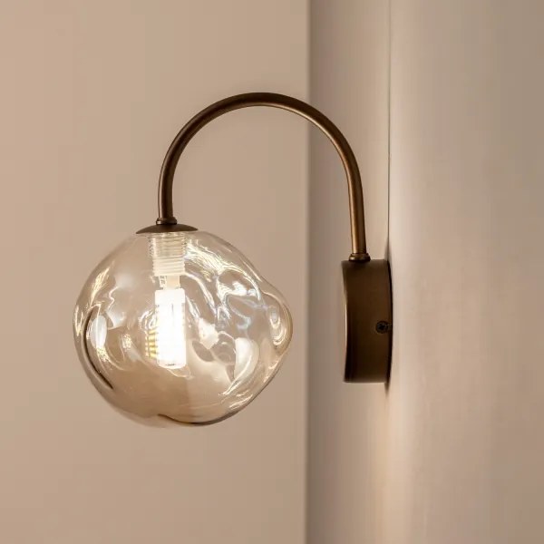 BRILAGI - Nástěnná lampa VULCANO 1xG9/8W/230V bronzová/kouřová béžová