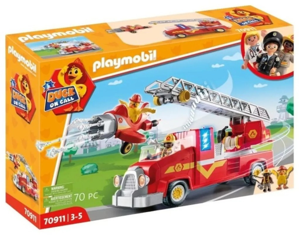 Playmobil duck on call 70911 hasičský vůz