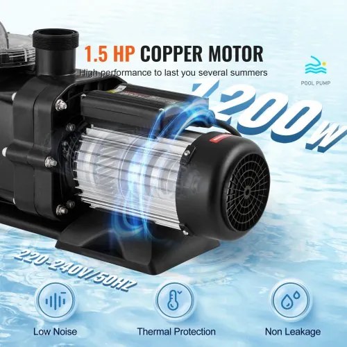 Čerpadlo pro nadzemní bazén jednorychlostní 1,12 kW 378,5 l/min 2850 ot./min UL