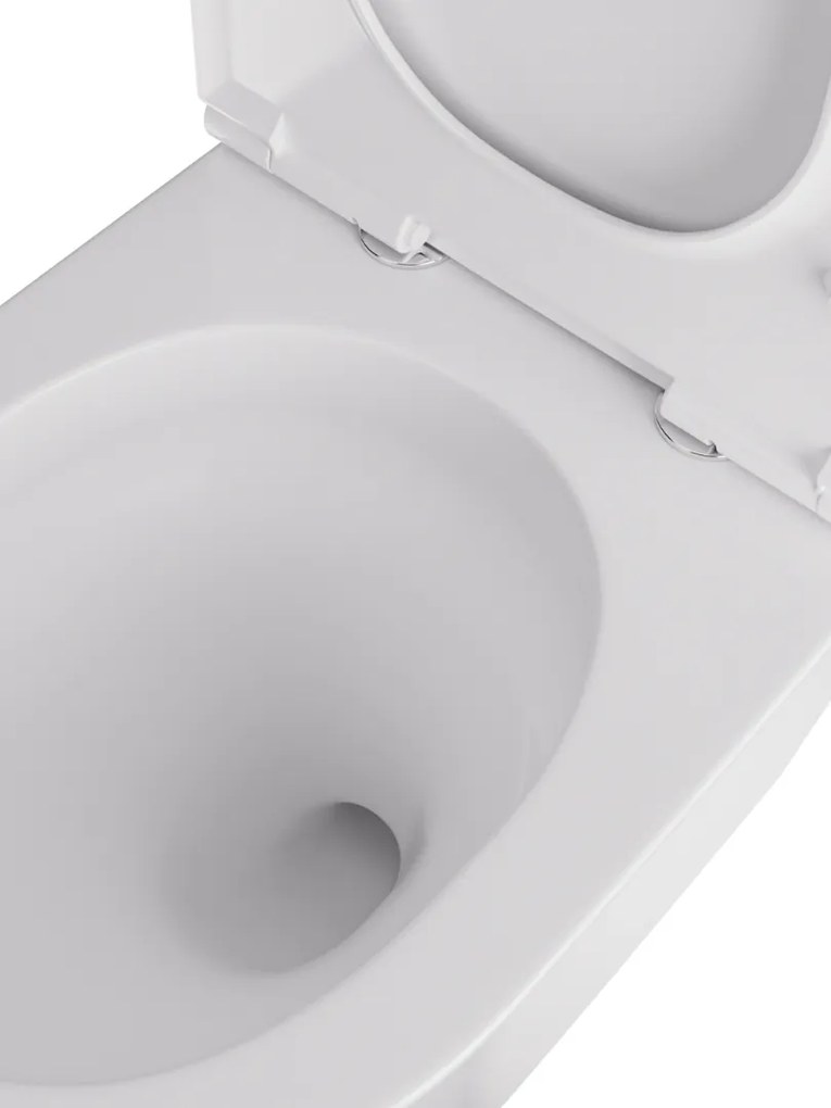 UPTrend Závěsný WC komplet bez příruby MILAGRO VORTEX TR2210R včetně Soft-Close sedátka, bílá lesk