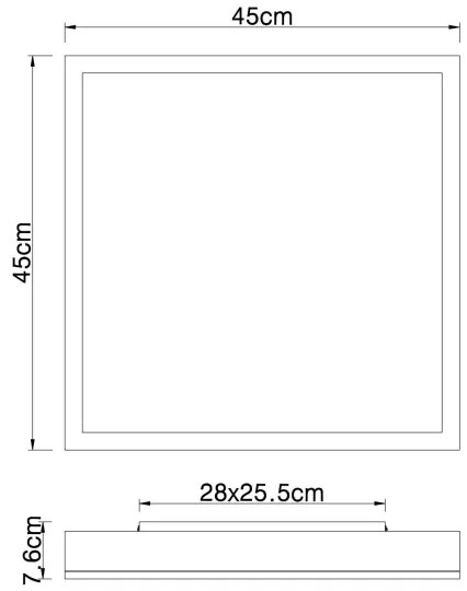 Globo 416080WWD2-CCT - LED Stmív. stropní DORO LED/24W/230V 2700-6500K + DO