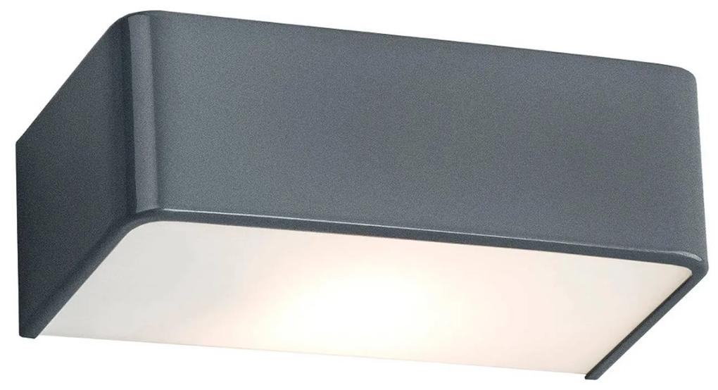 Nástěnné světlo Rauma, šedá, šířka 20 cm