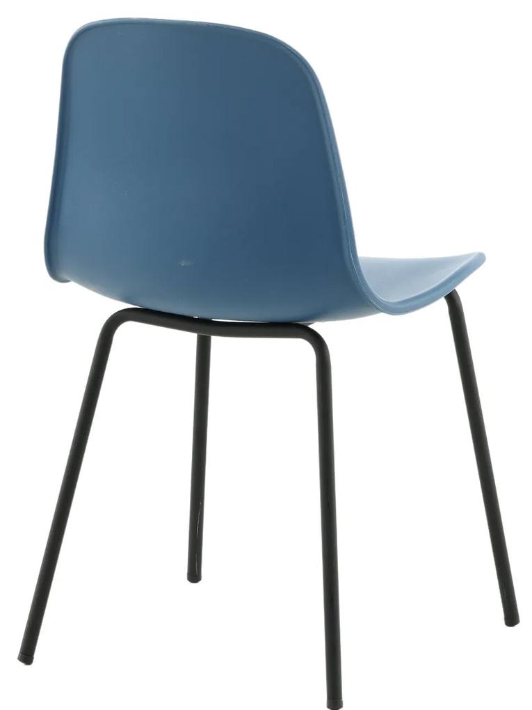 Jídelní židle Arctic, 2ks, modrá, S49xD47,5xV82