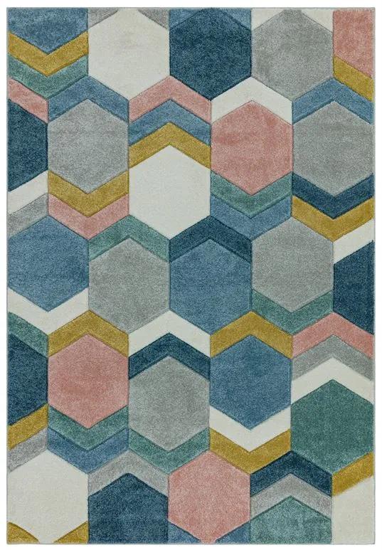 Moderní kusový koberec Sketch SK10 Geometrický vzor vícebarevný Rozměr: 160x230 cm