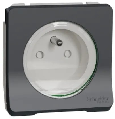 Schneider Electric Mureva Styl IP55 zásuvka antracit MUR36133