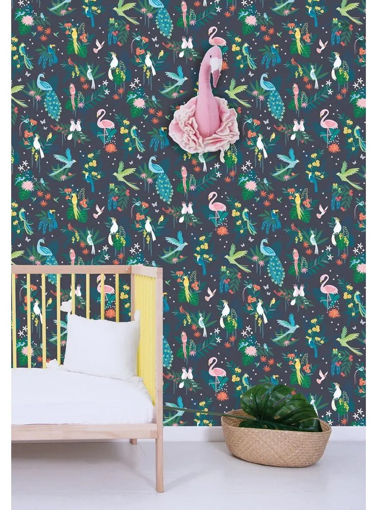 Dětská tapeta 10 m x 50 cm Birds Carnival – Lilipinso