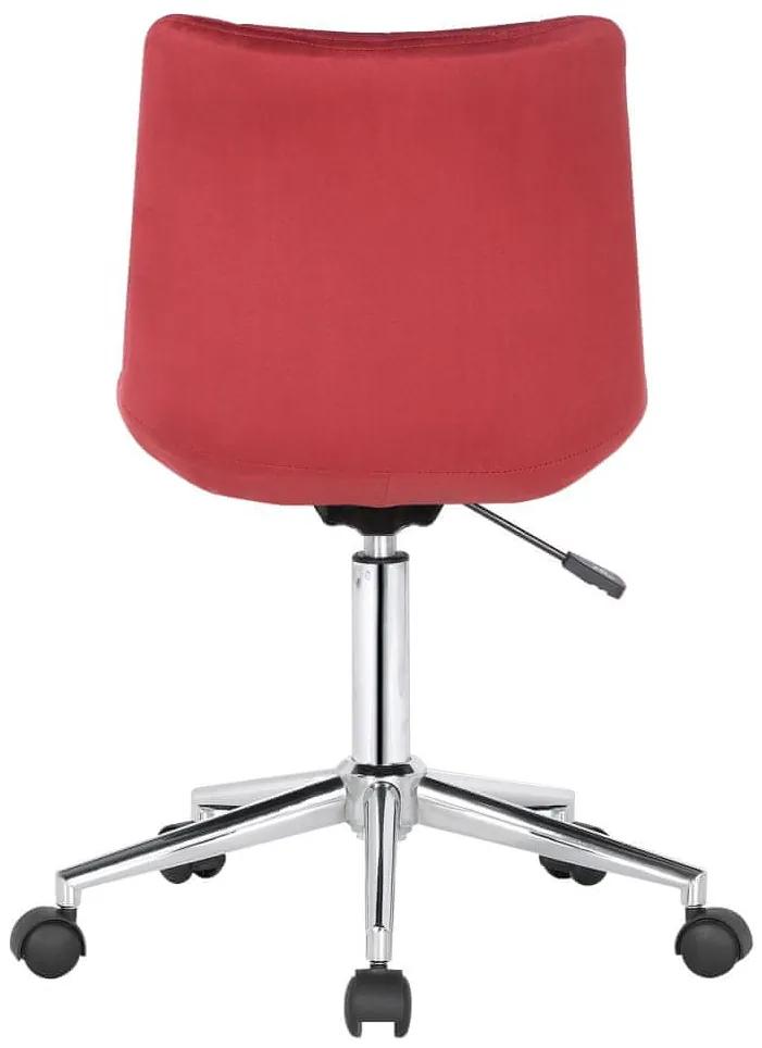 Bhm germany Kancelářská židle Medford, samet, červená