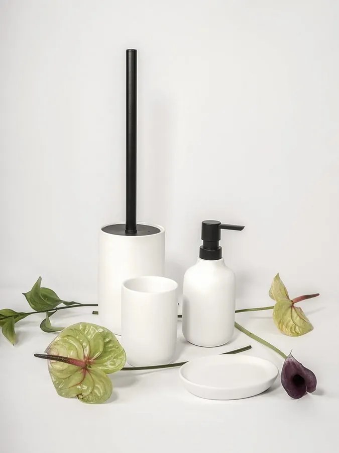 Sapho, CHLOÉ WC kartáč na postavení, bílá mat, CH028