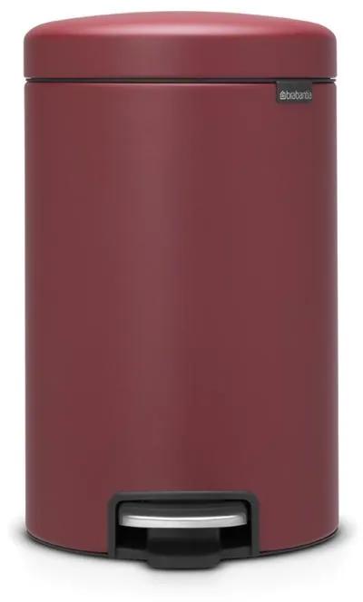 Pedálový koš newIcon -  12 L, Minerální červená, Brabantia