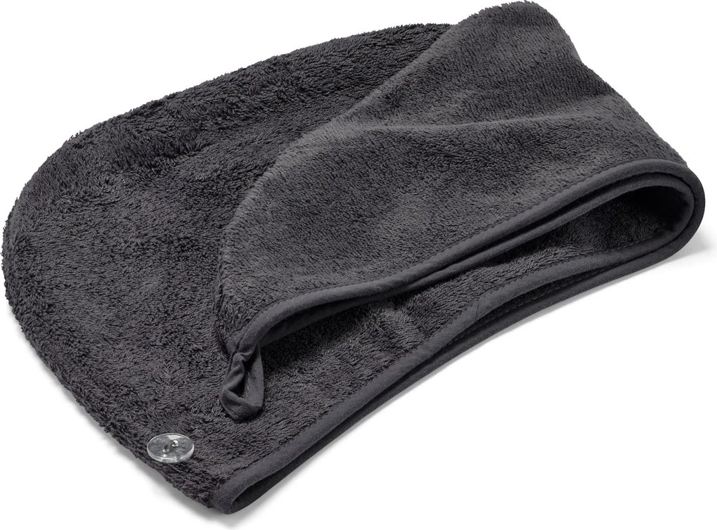 Tchibo - Ručníkový turban - barva: šedá