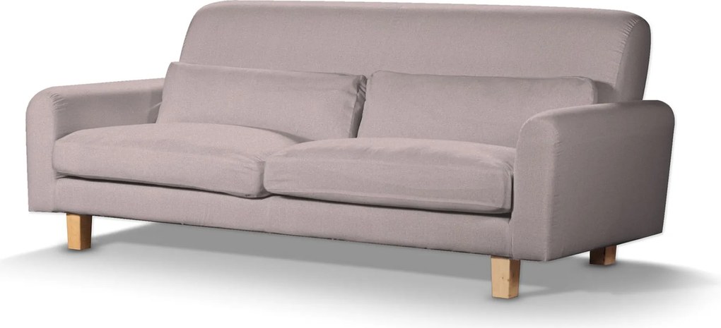 Potah na pohovku IKEA Nikkala krátký barva růžová látka pletený vzor