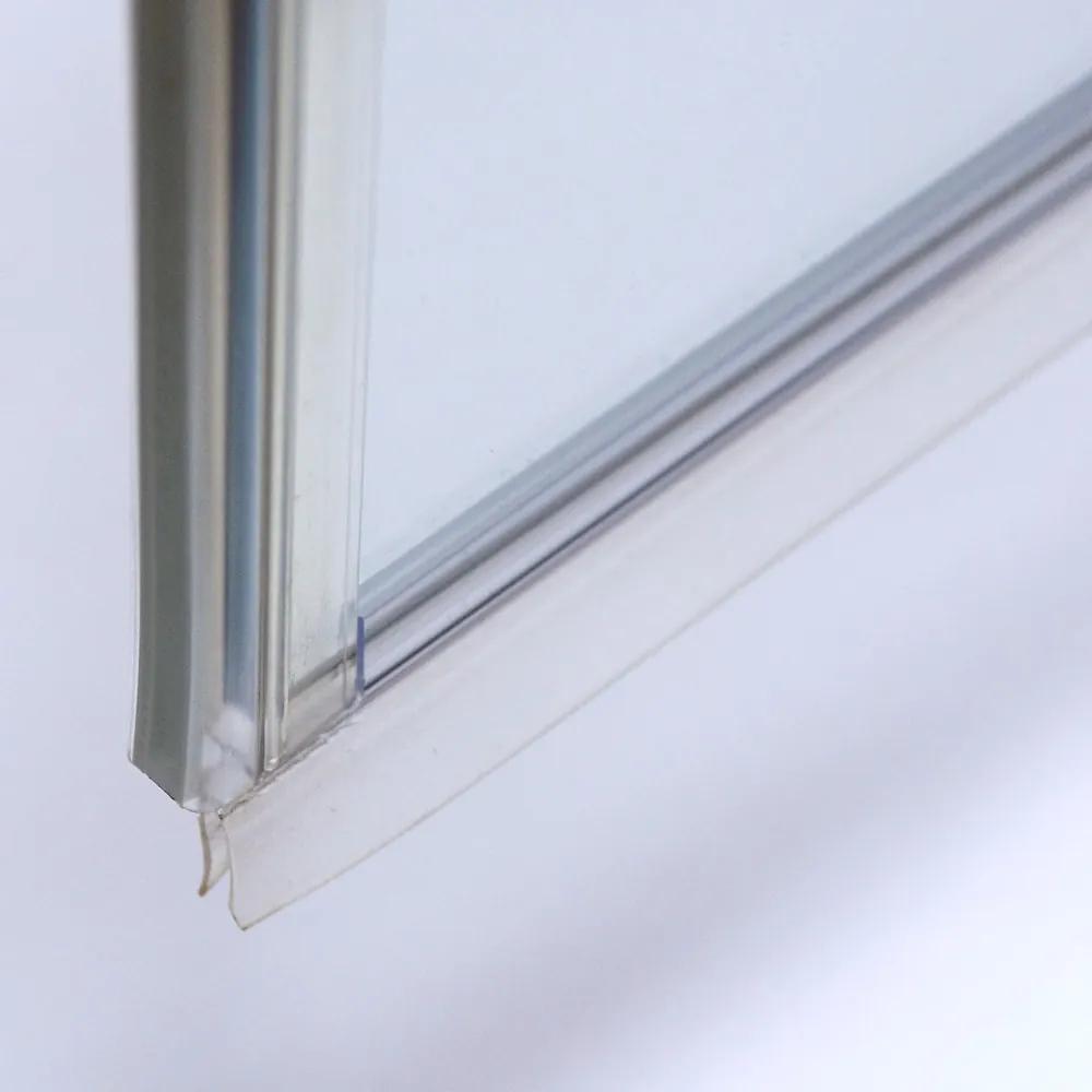 Roth Čtvercový nebo obdélníkový sprchový kout TB+TDO1 Varianta: šířka dveří: 110 cm, šířka pevné stěny: 90 cm, orientace: Uni - (TB/900_TDO1/1100_st_tr), Barva profilů a typ výplně: profily: stříbrná (elox), výplň: transparent