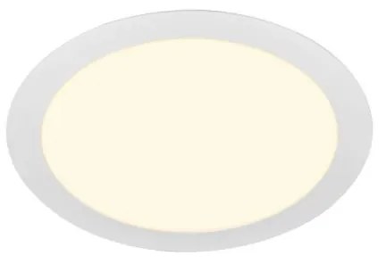 SENSER 24 Indoor, stropní vestavné LED svítidlo kruhové, bílé, 3000K - BIG WHITE