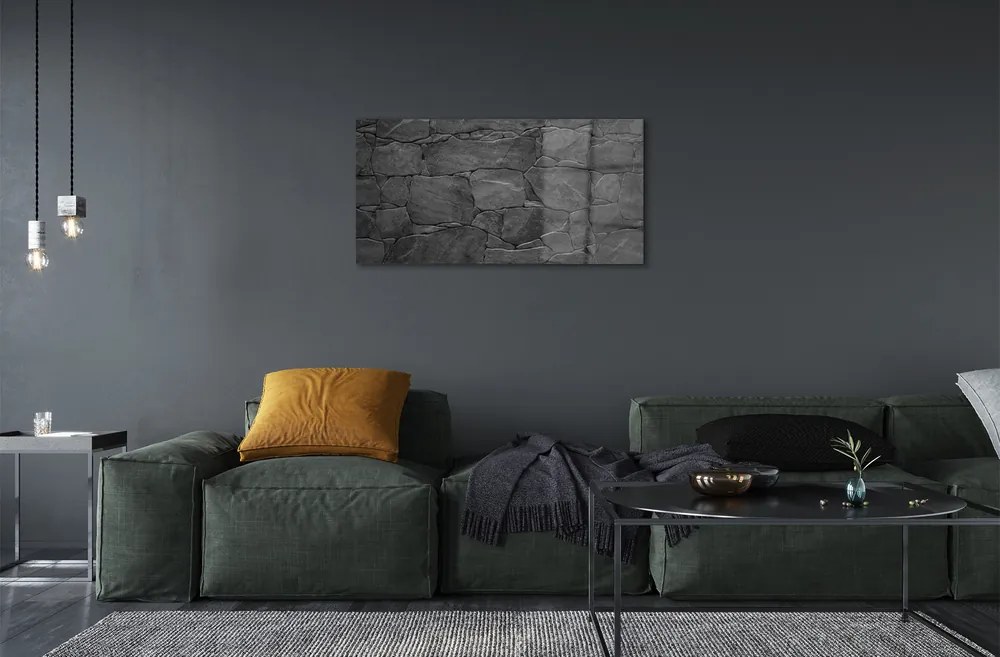 Obraz na skle Kamenná zeď wall 140x70 cm