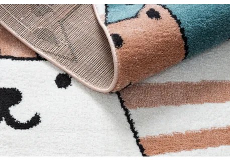 Dywany Luszczow Dětský kusový koberec FUN Gatti, kočky, zvířata růžový Rozměr koberce: 80 x 150 cm