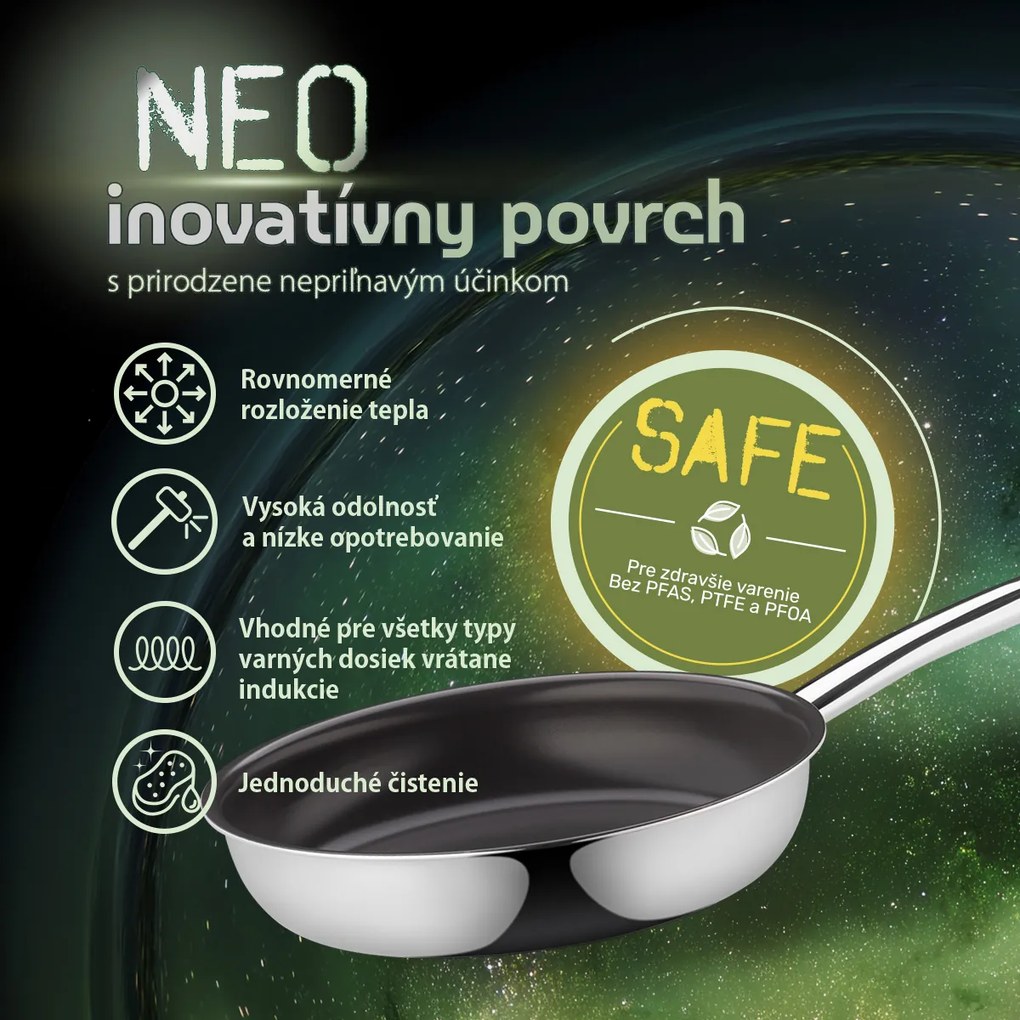 Pánev Ø 28 cm, v: 6 cm — Orion Expert Neo Multi-Layer Lunasol - 601406
