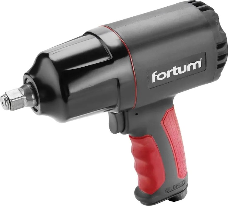 Utahovák rázový, 1/2", kompozit, pneu, 1300 Nm Fortum 4795013