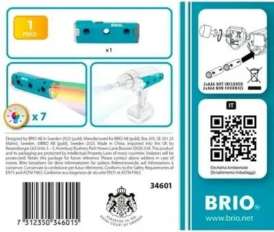 BRIO Stavebnice BUILDER Svítilna / od 3 let