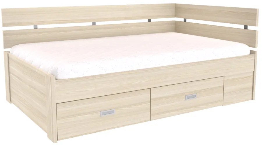 Zvýšené lůžko AMÉLIE rohové (na výběr více variant)