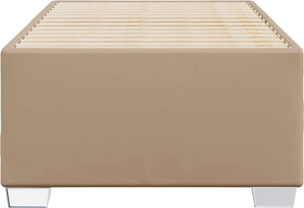 Rám postele cappuccino 100x200 cm umělá kůže 3284547