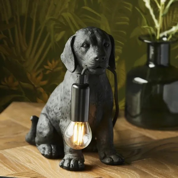 Endon 107365 - Stolní lampa PUPPY 1xE14/7W/230V černá