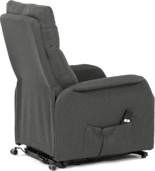 Polohovací křeslo šedé, elektrické TV-5482 GREY2