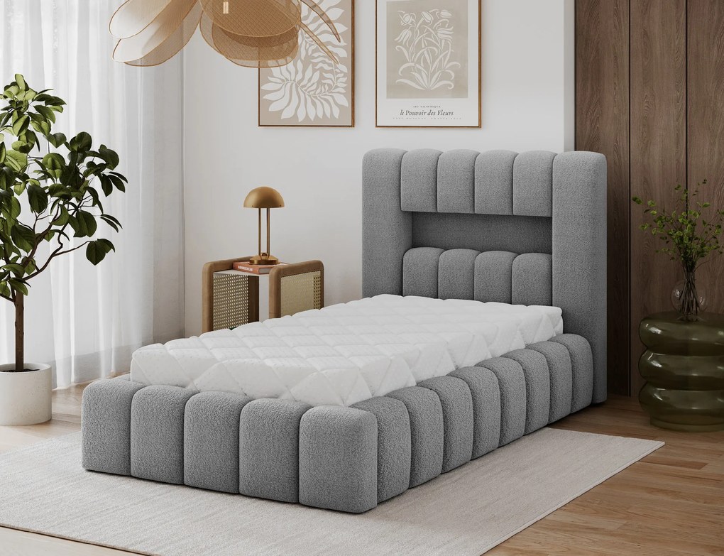 Postel Lamica 90x200 + Dřevěný rám/Standardní zdvih/kontejner