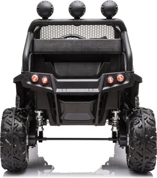 LEAN CARS Vozidlo na akumulátor Mercedes Unimog S, černé
