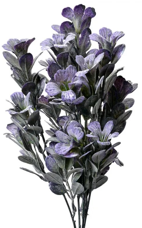 Umělá rostlina modro-fialový hořec – 35 cm