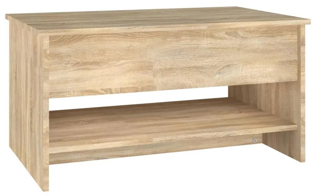 Konferenční stolek dub sonoma 80x50x40 cm kompozitní dřevo - Default Title