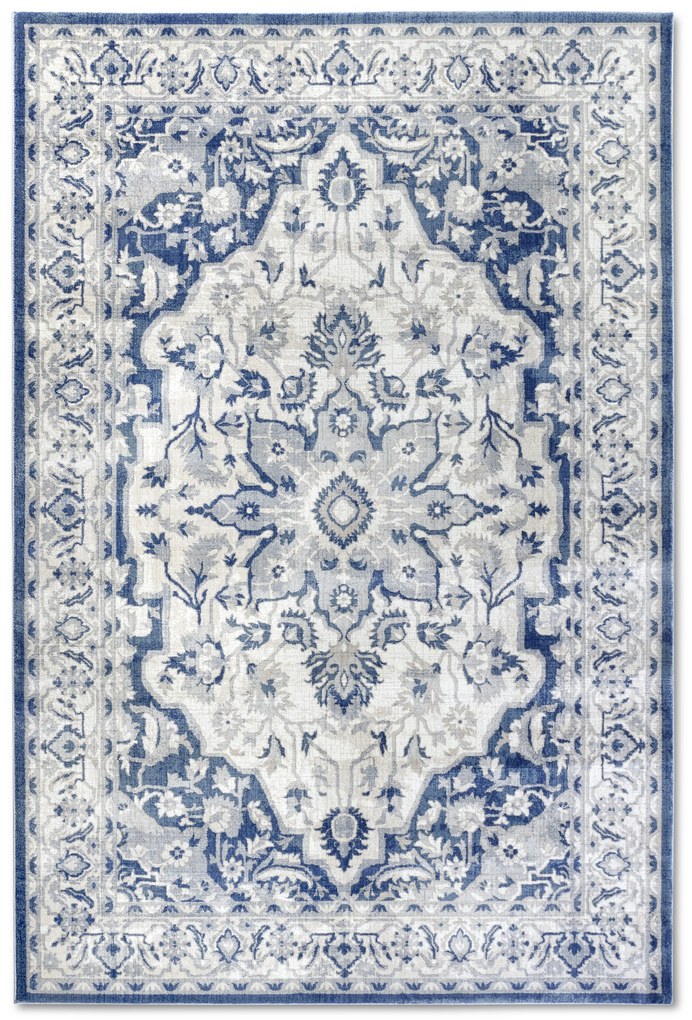 Villeroy & Boch Kusový koberec 106122 Cream, Blue, 160x235, modrá, ložnice