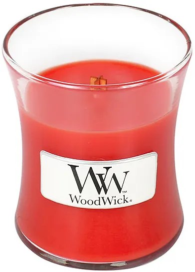 WoodWick Svíčka oválná váza 85g - Červená jeřabina